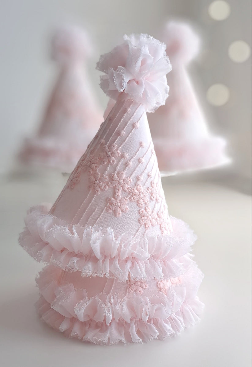 Handmade Pink Princess Party Hat | Girls Birthday Hat – Verity Isabelle